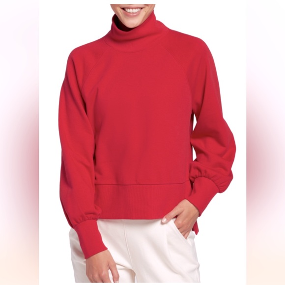 CALIA by Carrie Underwood | Tops | Calia French Terry Mock Neck Pullover Sweatshirt | Poshmark